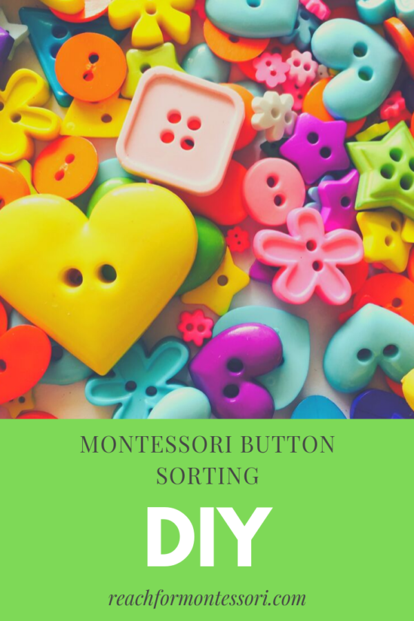 DIY Montessori Button Sorting Activity — The Montessori-Minded Mom