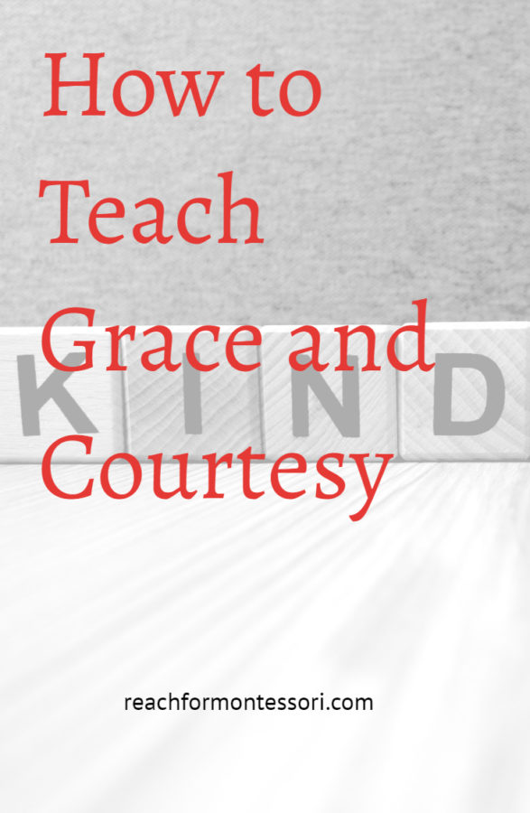 Montessori Grace and Courtesy Lessons and Activities — The Montessori ...