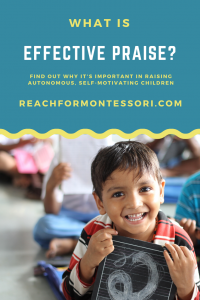 What Is Effective Praise? Definition and Examples — The Montessori ...