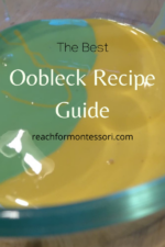 The Best Oobleck Recipe Guide — The Montessori-Minded Mom