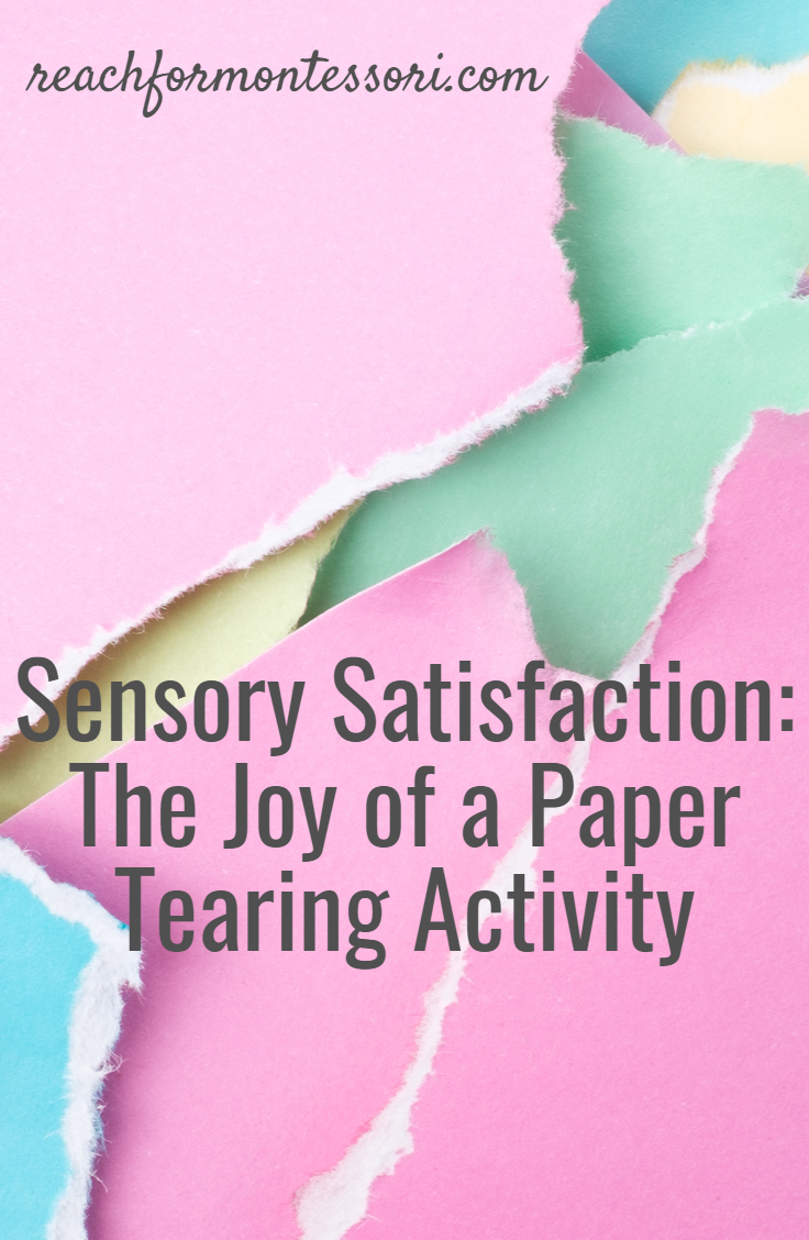 Setting Up a Paper Tearing Activity the Montessori Way — The Montessori ...