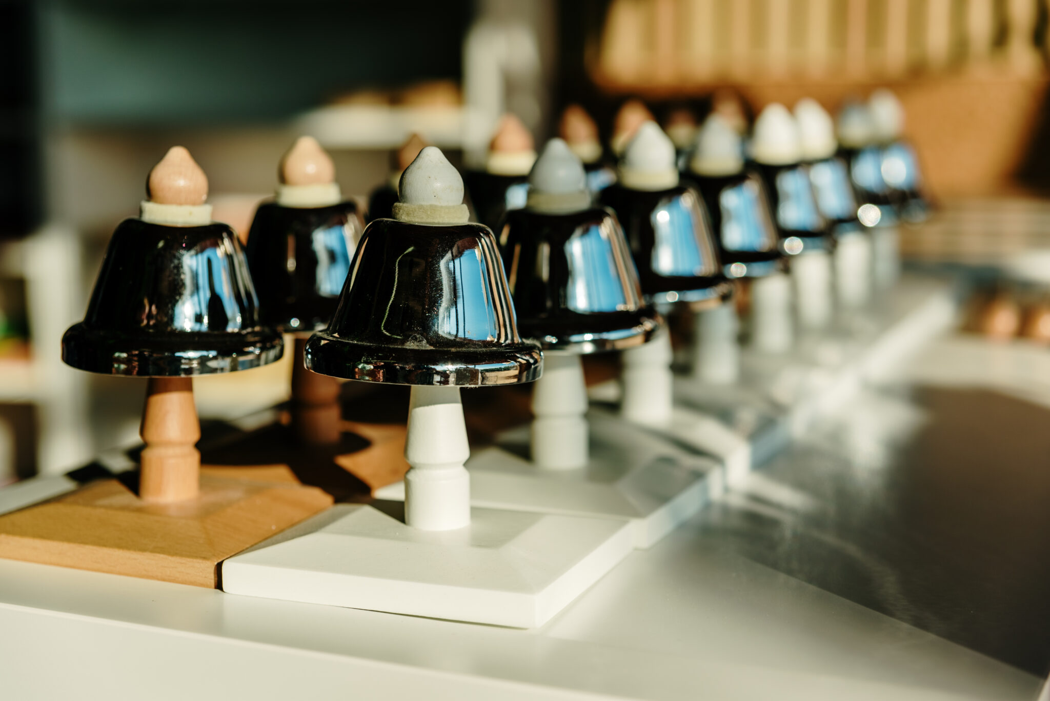 The Montessori Bells: Purpose and Presentation — The Montessori-Minded Mom